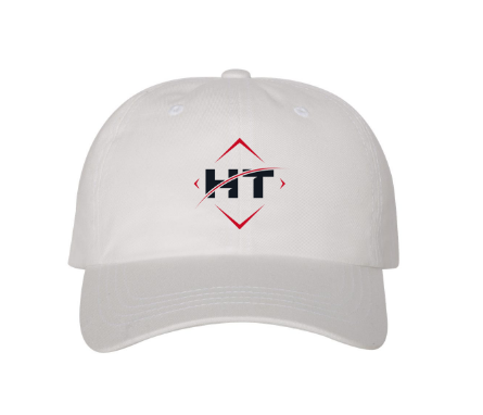 HT White Dad Hat – HitTrax